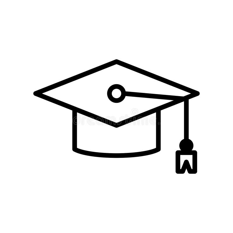Graduate Icon Design Vector Template Stock Illustration - Illustration ...