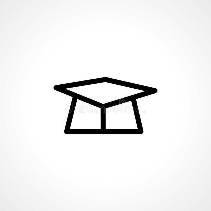 Graduate Icon. Graduation Cap Vector Icon. Graduate Isolated Icon Stock ...