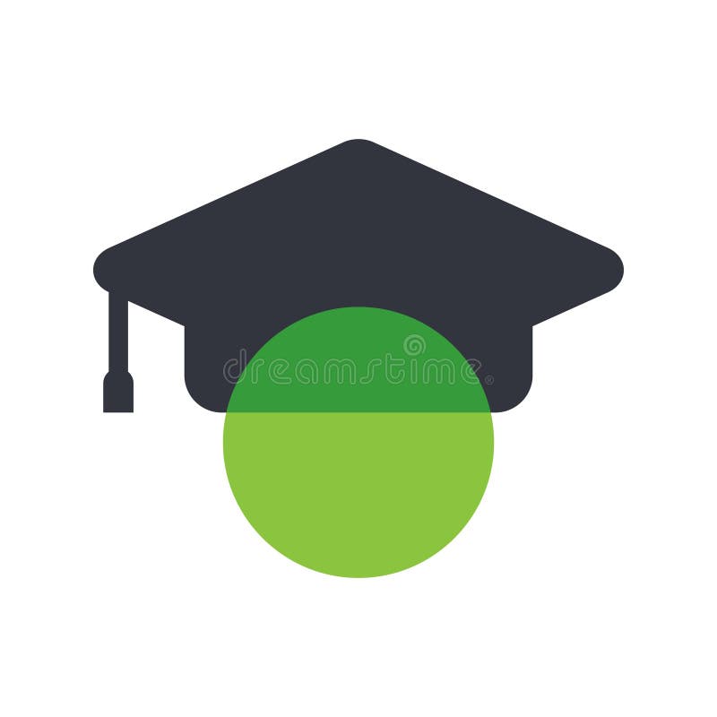 Graduate Logo Template Icon Stock Vector - Illustration of black ...