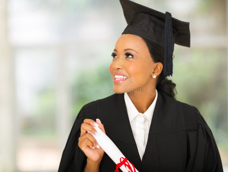 Graduate looking up stock image. Image of celebration - 52814547