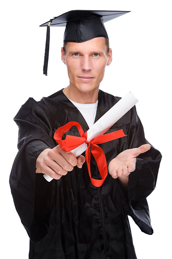 Graduate man stock photo. Image of delight, ceremony - 17408408