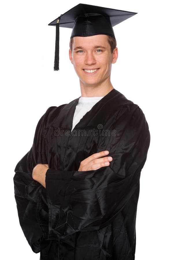 Graduate man stock image. Image of pride, achievement - 20546647