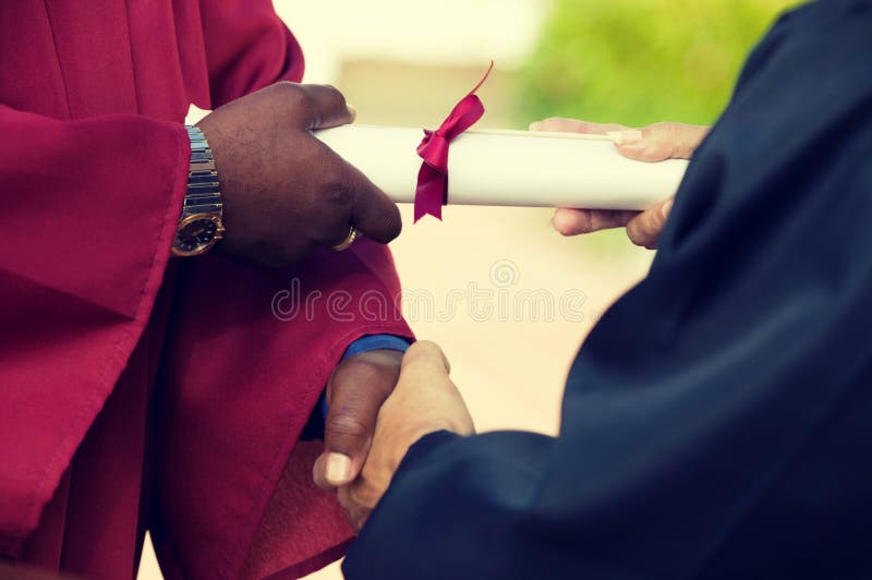 Receiving diploma stock photo. Image of enthusiasm, laughing - 12198548
