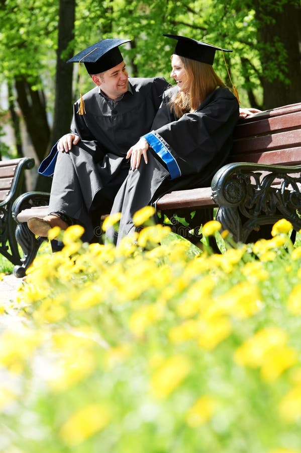 Graduate Students with White Board Stock Photo - Image of attractive ...
