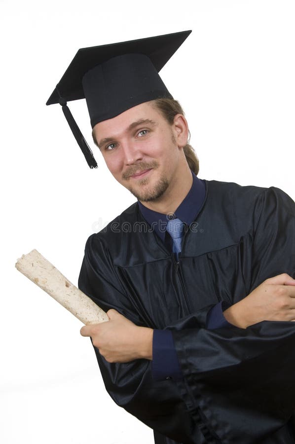 Smiling Graduate stock photo. Image of teenagers, diploma - 8844490