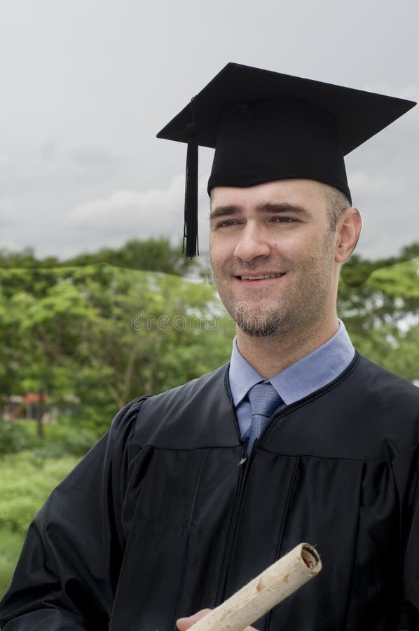 Proud graduate stock photo. Image of path, achievement - 32827544