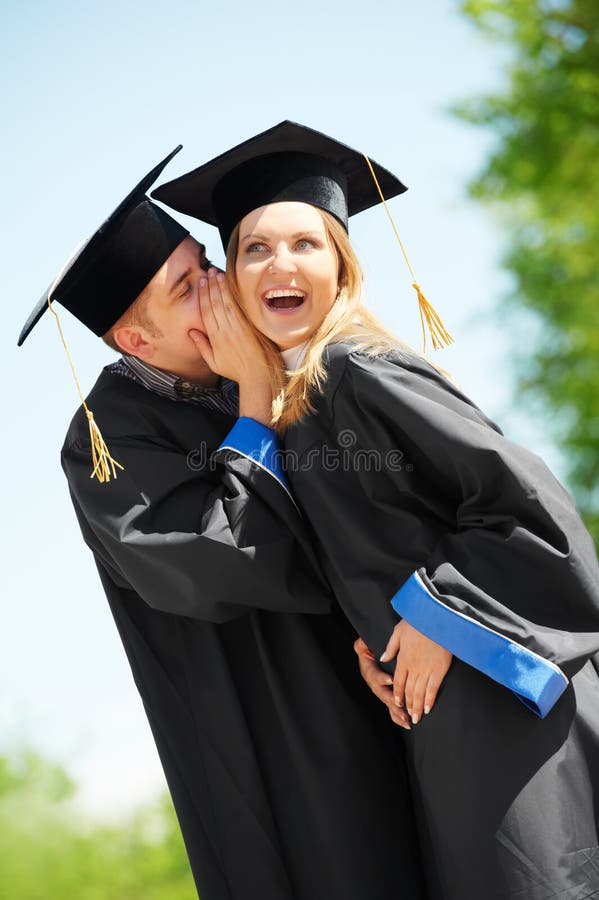 Graduate Students with White Board Stock Photo - Image of attractive ...