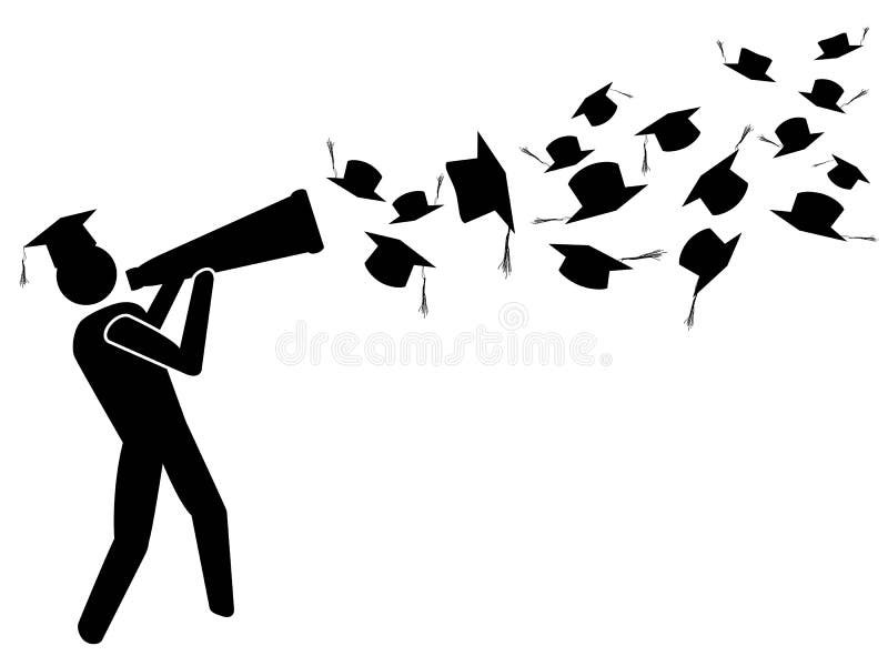Stick Figure Graduate Stock Illustrations – 97 Stick Figure Graduate ...