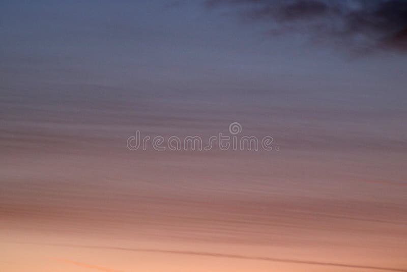 Graduated Colored Sky at Sunset for Background Stock Photo - Image of ...