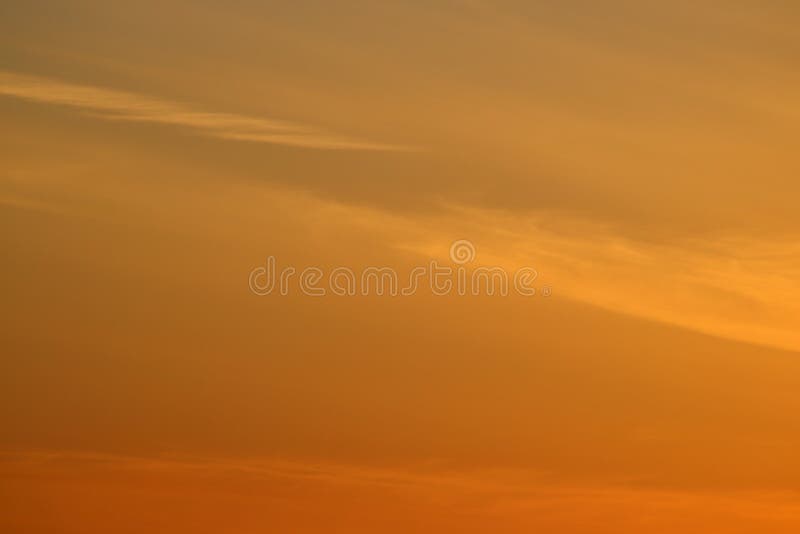Graduated Colors, Pastel Shades in Sky at Sunset Stock Image - Image of ...