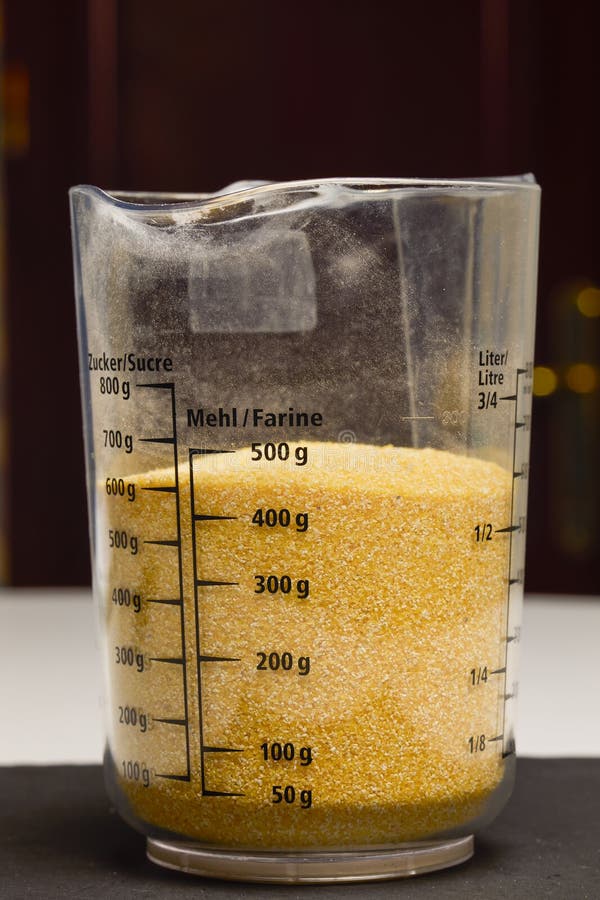 A Graduated Container of Corn Stock Photo - Image of organic, graduated ...