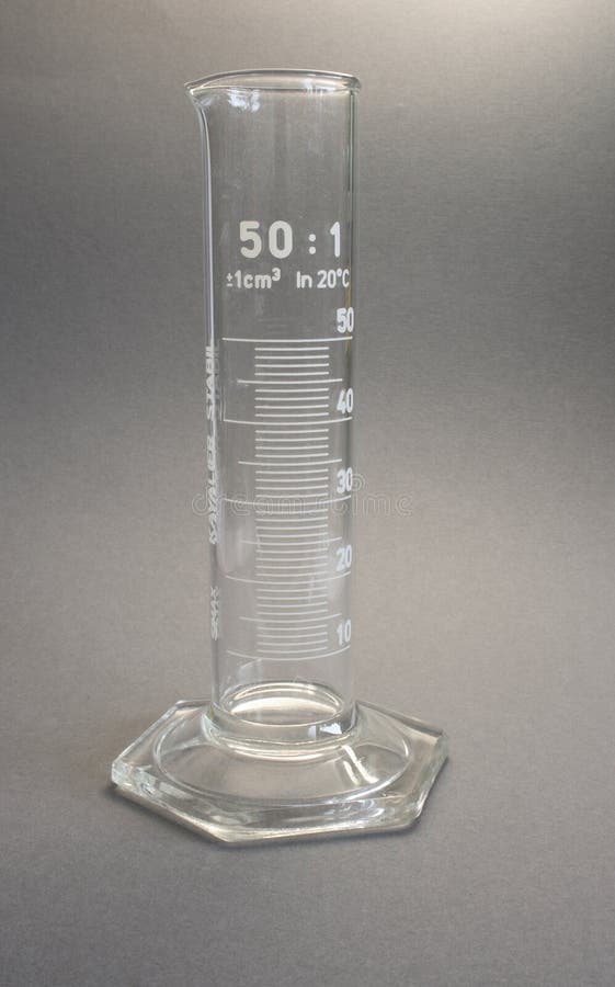 Graduated cylinder stock image. Image of experiment, chemistry - 1987335