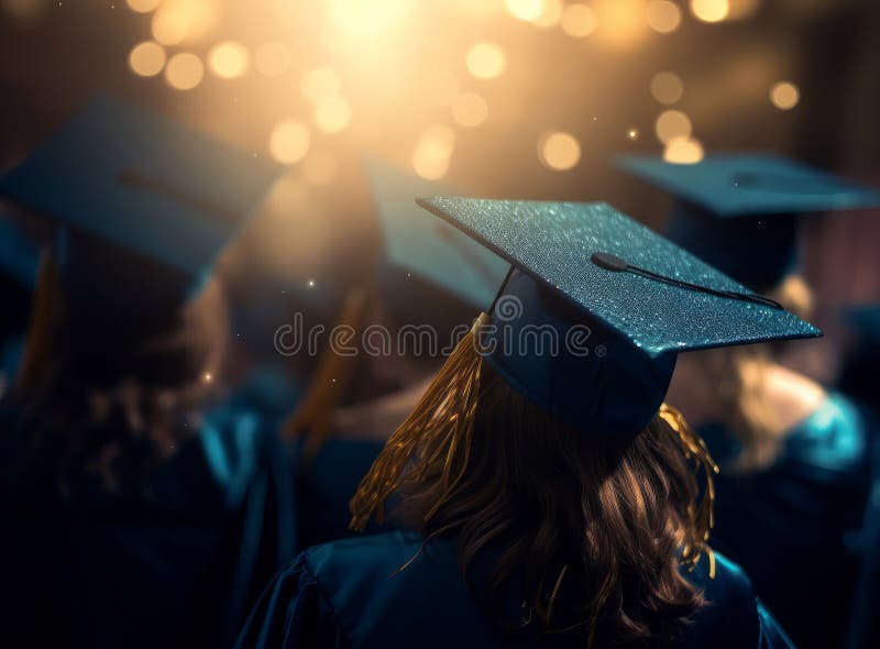 Graduated Students. Illustration AI Generative Stock Illustration ... Graduated Students. Illustration AI Generative Stock Illustration ...
