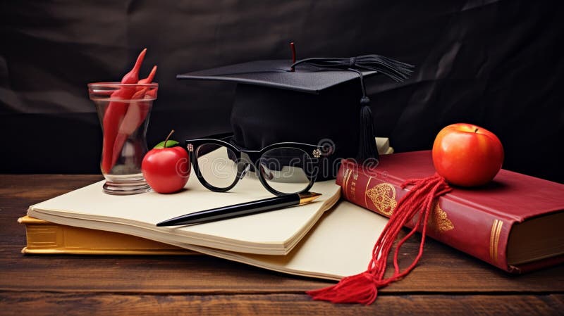 Graduated Study Abroad International Conceptual. Graduation Hat on Top ...