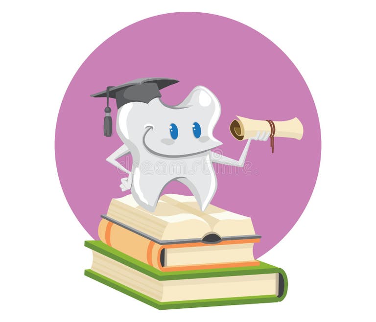 Graduated tooth. stock vector. Illustration of univeristy - 98997991