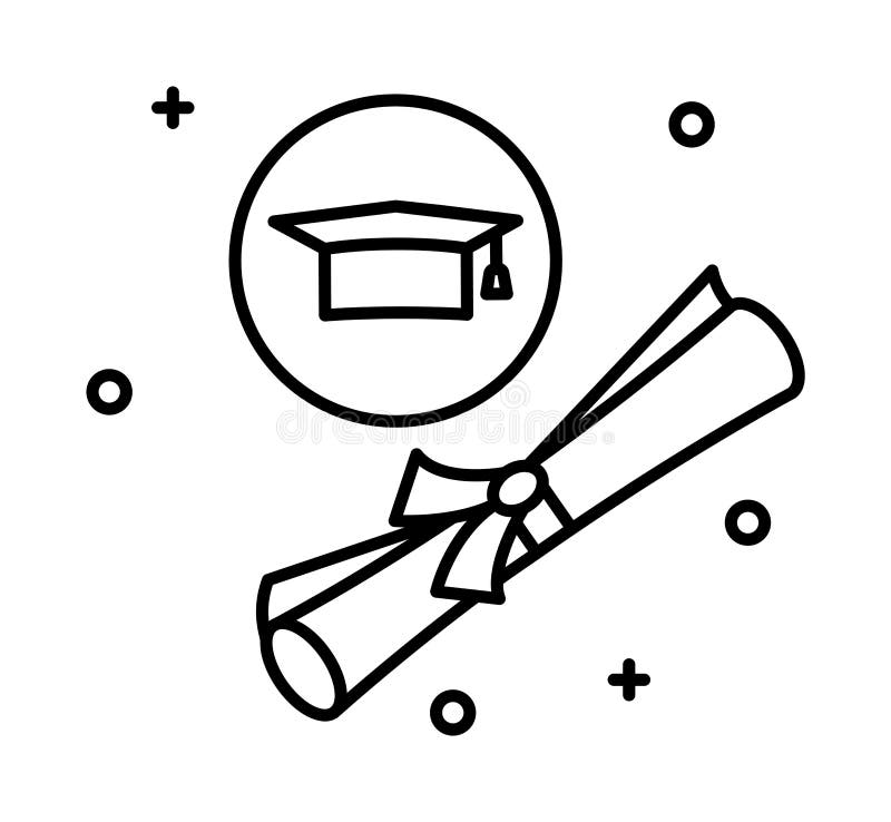 Commencement Outline Stock Illustrations – 344 Commencement Outline ...