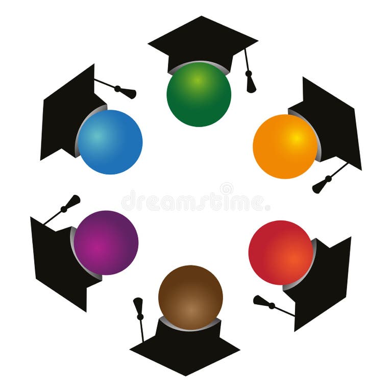 High School Graduates White Background Stock Illustrations – 894 High ...