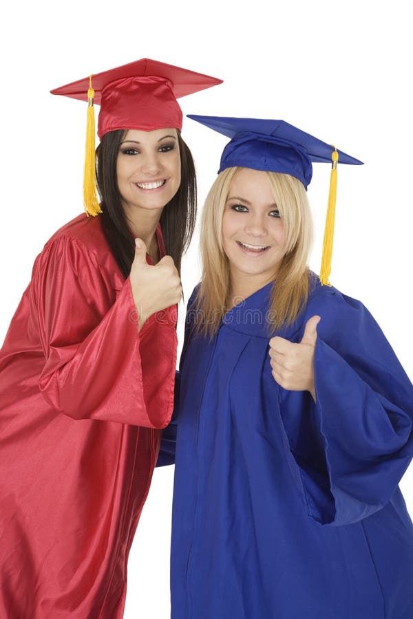 Graduatie stock foto. Image of leuk, blauw, volwassen - 7258496