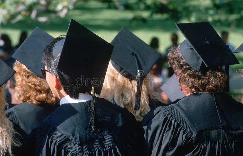 The Graduating Class of 2002 Celebrates Editorial Stock Image - Image ...