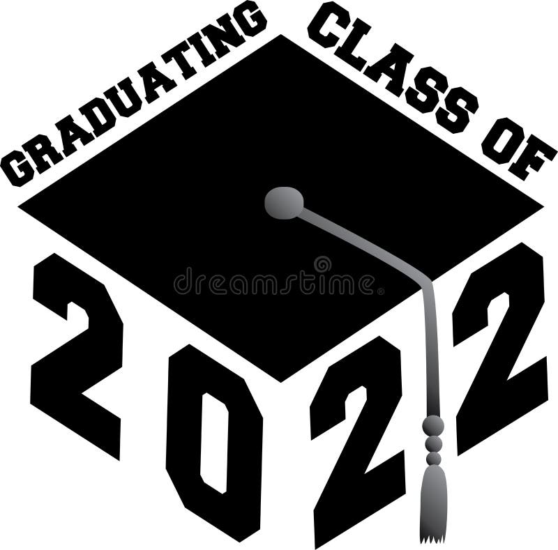 Graduating Class of 2022 Graduation Cap Stock Vector - Illustration of ...