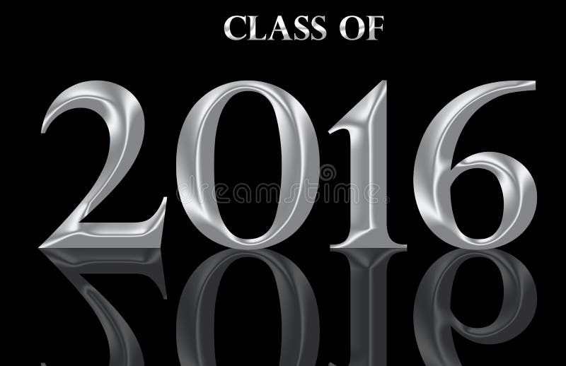 Graduating Class of 2016 stock illustration. Illustration of class ...