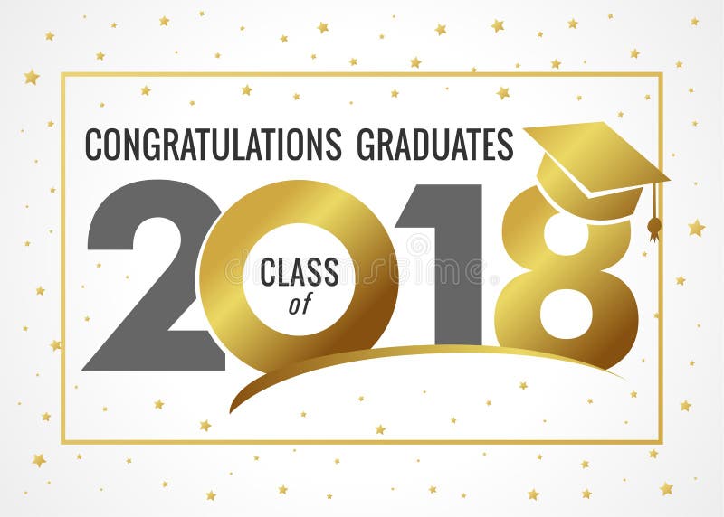 Graduating Class of 2020 Vector Illustration Stock Vector ...