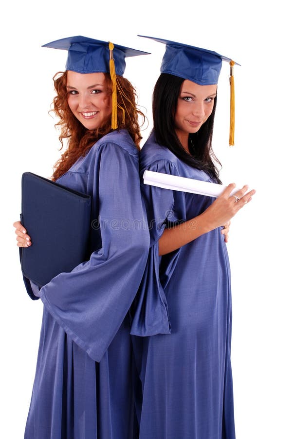 Graduating girls stock photo. Image of people, females - 3330944
