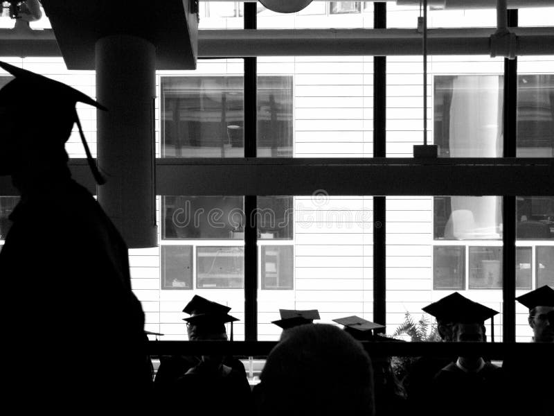 Graduation stock image. Image of shadow, black, march - 2569851
