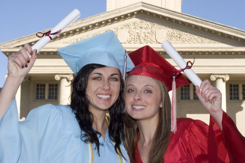 Graduation Friends stock image. Image of college, smiling - 1764487