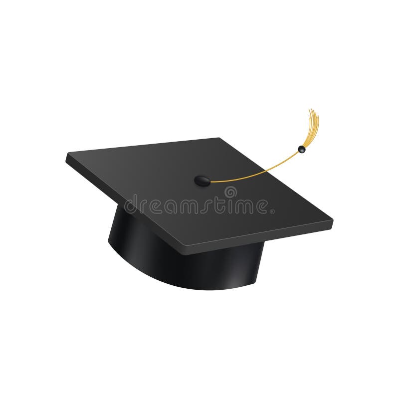 Realistic Graduate Background Stock Vector - Illustration of class ...