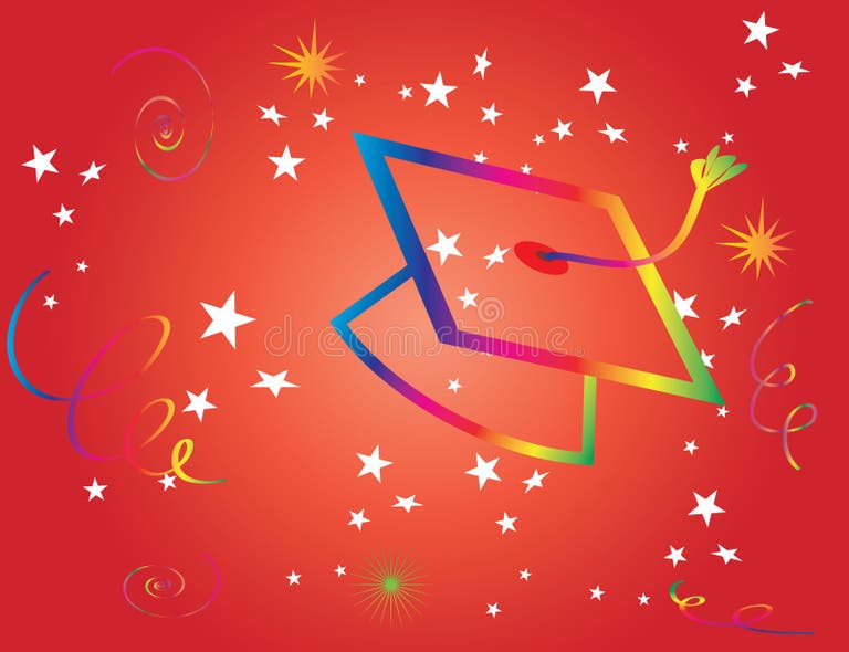 Red Graduation Star Background Stock Illustrations – 453 Red Graduation ...