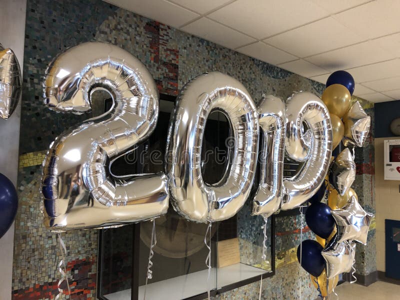 Graduation Balloons are Used To Congratulate Graduates Stock Image ...