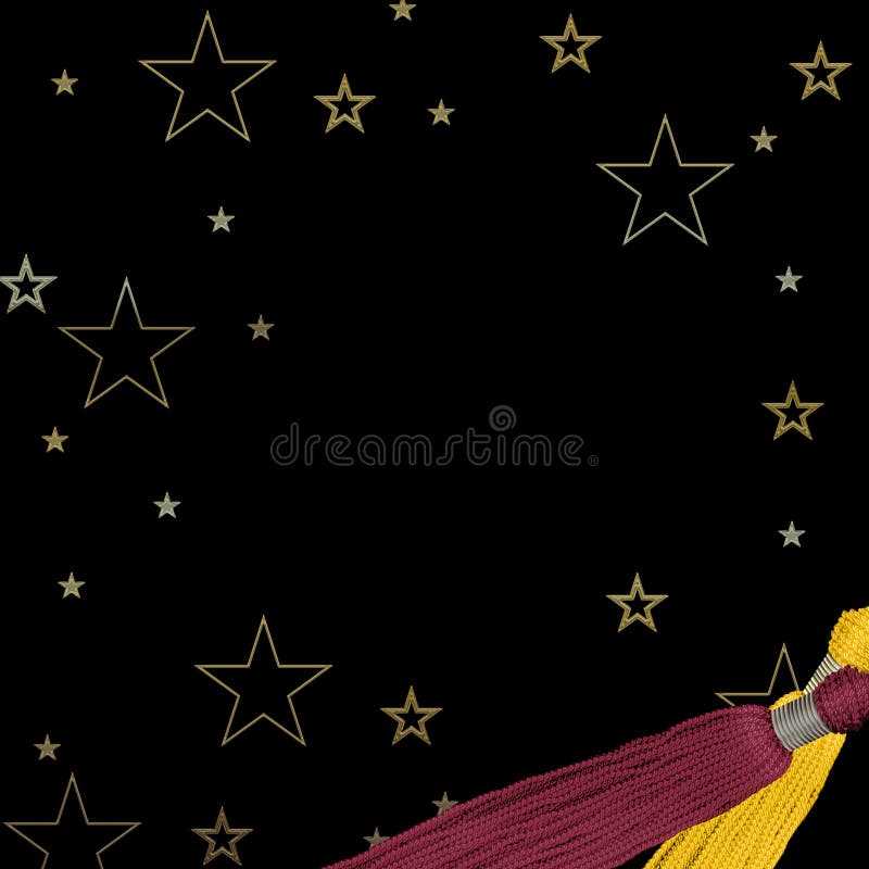 Graduation Background Black Gold Stars Stock Illustrations – 115 ...