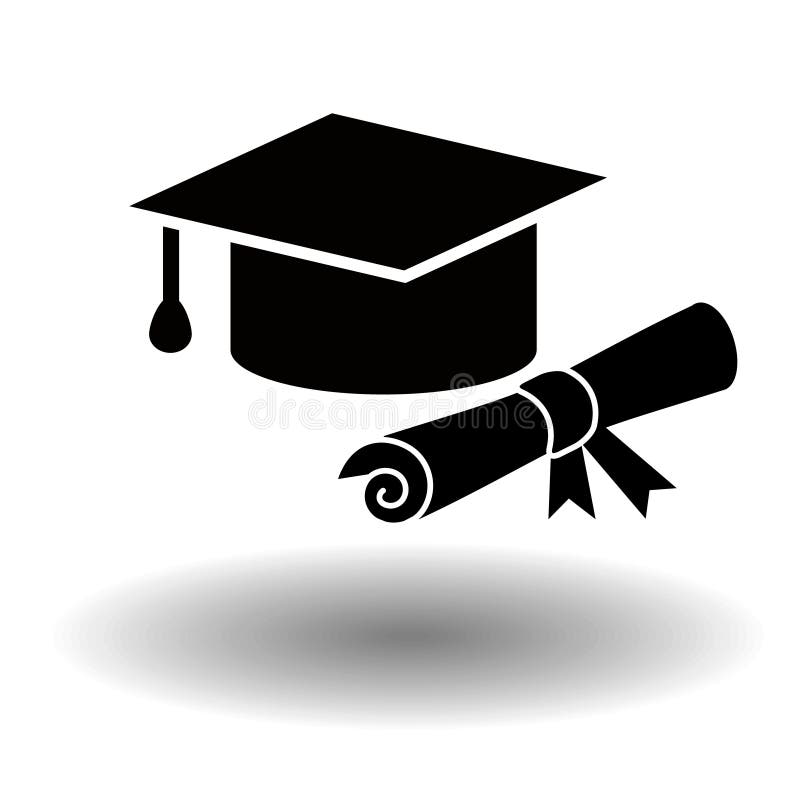Graduation Black White Stock Illustrations – 24,913 Graduation Black ...