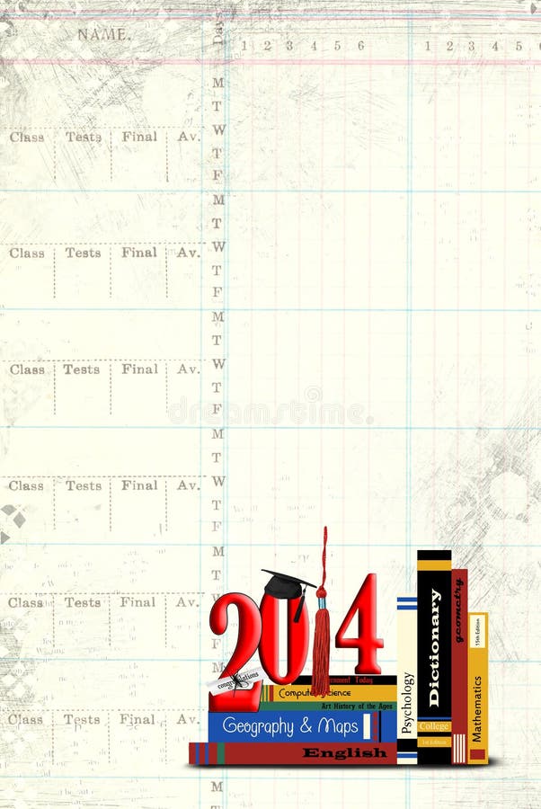 Class of 2014 College High School Graduation Cap Stock Vector ...