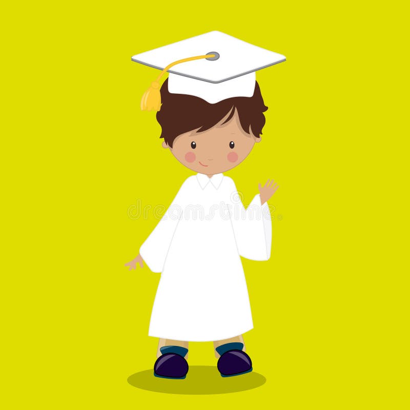 Graduation Boy 06 stock vector. Illustration of cartoon - 198987294