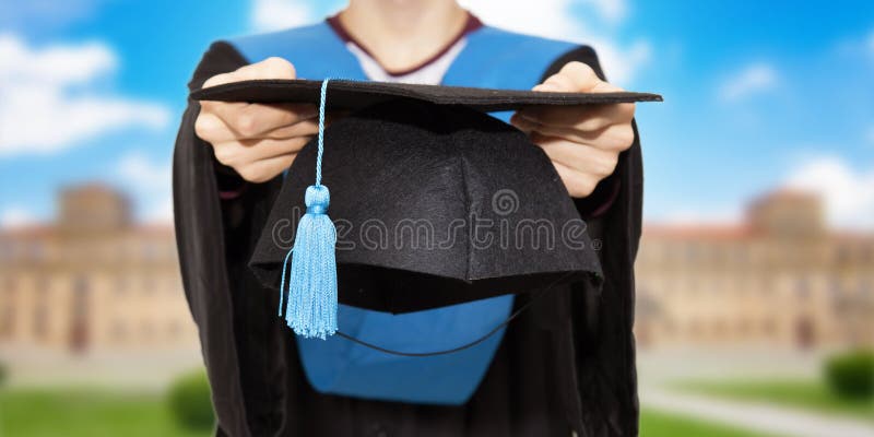 Graduation on campus stock photo. Image of intelligent - 167088630