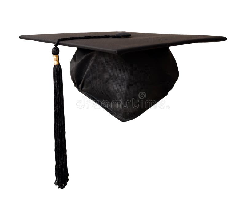 Student in Graduation Cap with Certificate Stock Photo - Image of ...