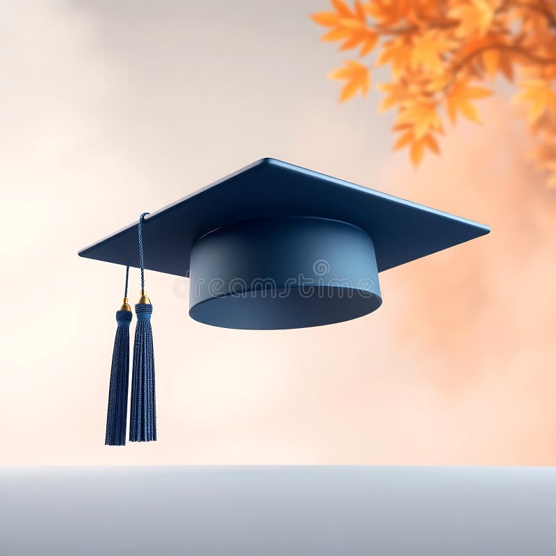 Graduation Cap, Academic Achievement Stock Illustration - Illustration ...