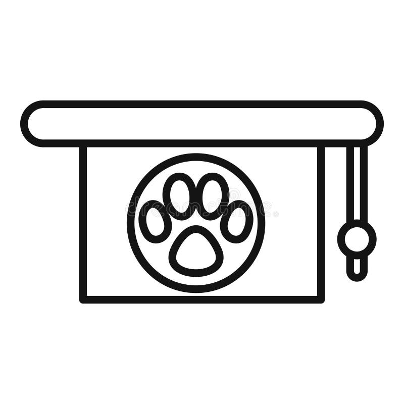 Graduation Cap Representing Veterinary Medicine Education Stock ...