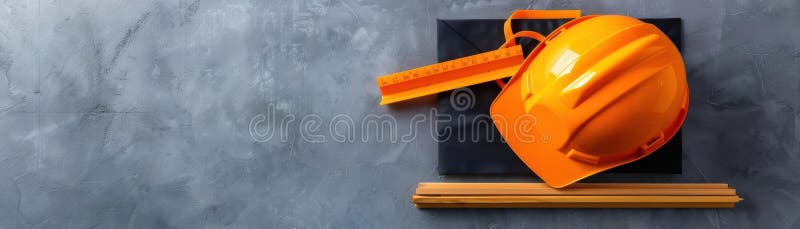 A Graduation Cap with a Construction Helmet on Top, Symbolizing the ...