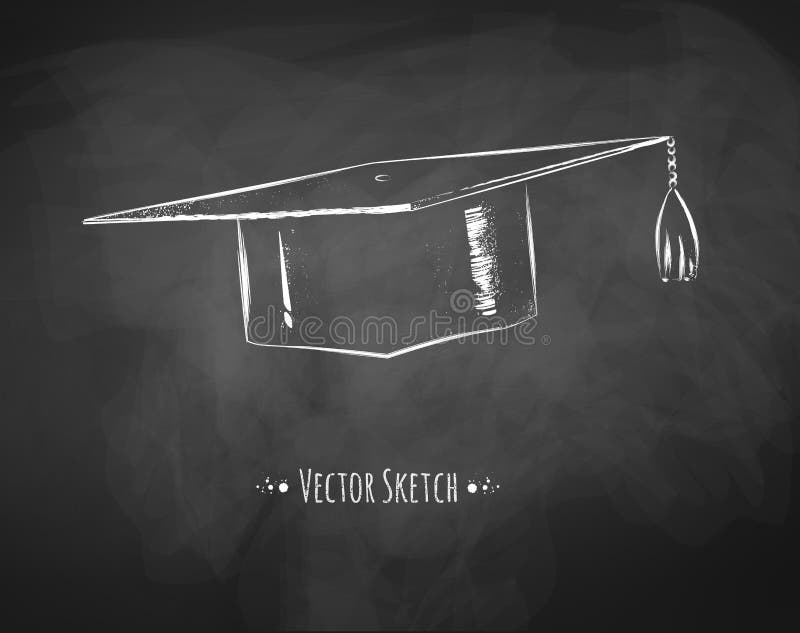 Graduation cap stock vector. Illustration of completion - 52394303