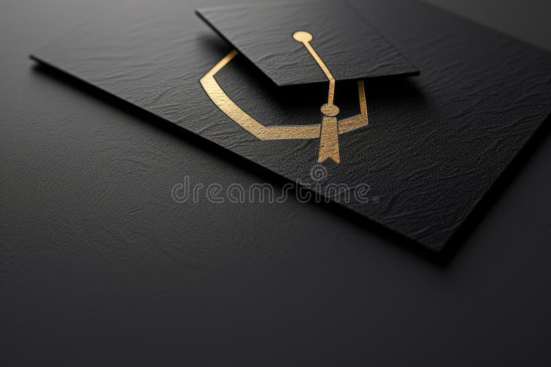 Graduation Cap, Education and Knowledge. Copy Space for Text Stock ...