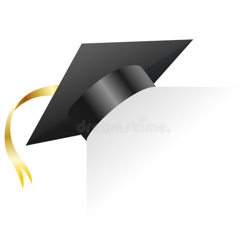 Class of 2025 Graduation Logo with Black Academic Cap Stock Vector ...