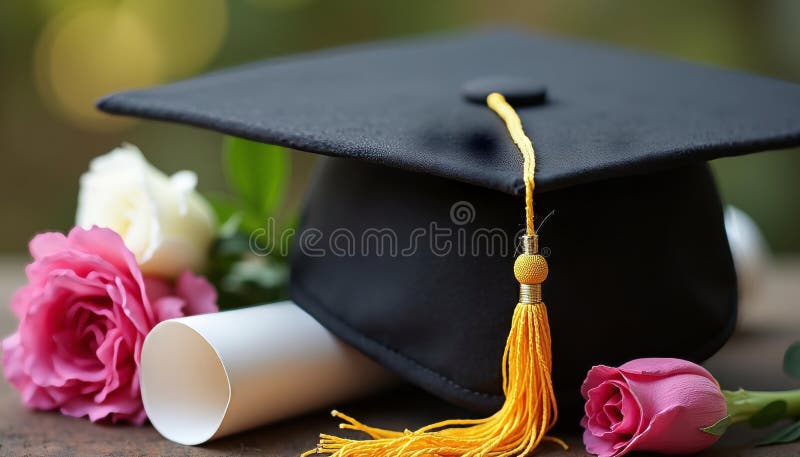 Paper Flowers Graduation Cap Stock Photos - Free & Royalty-Free Stock ...