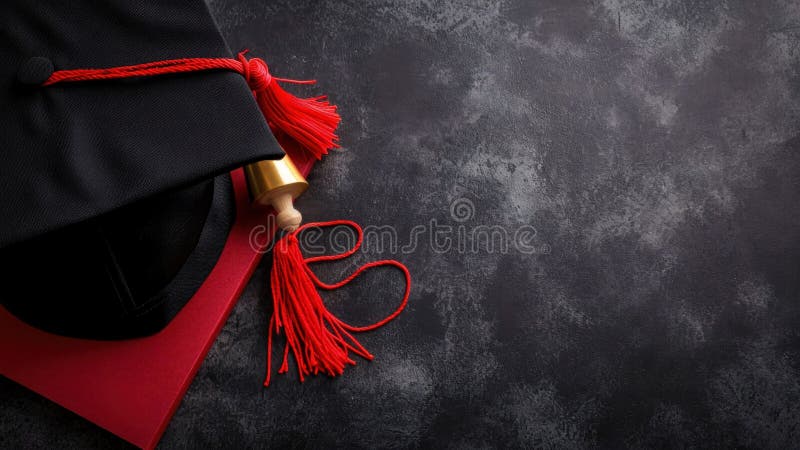 Graduation Cap and Gown Cap Graduation Cap and Diploma Stock ...