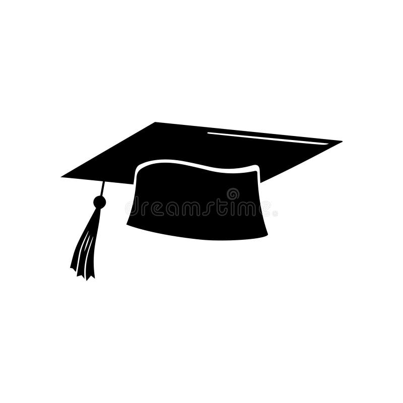 Graduation Cap Icon. Graduation University or College Cap Isolated on ...