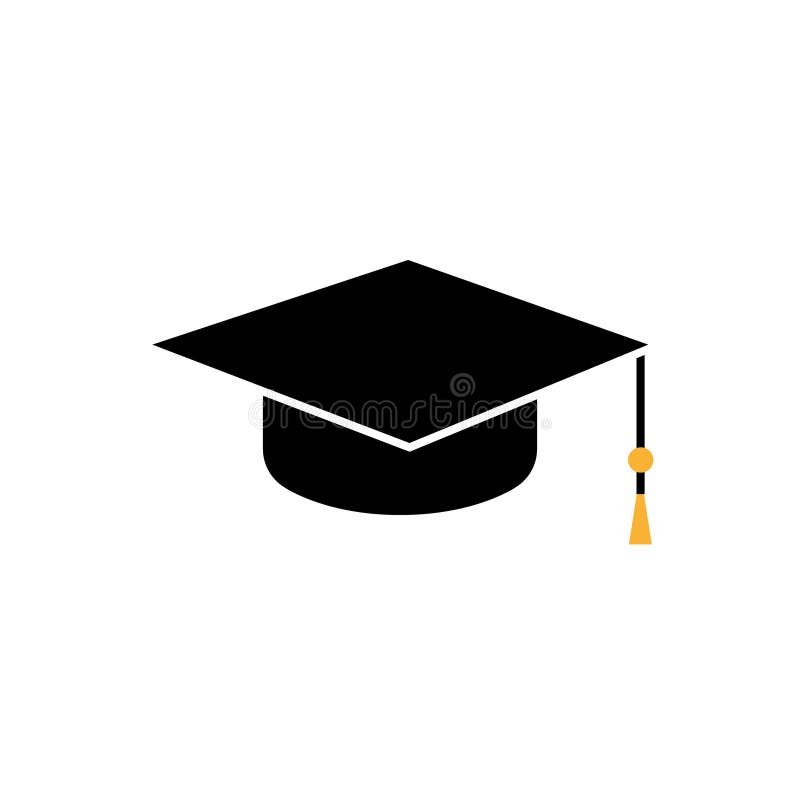 Graduation Cap Icon Vector, Solid Logo Illustration, Pictogram Isolated ...