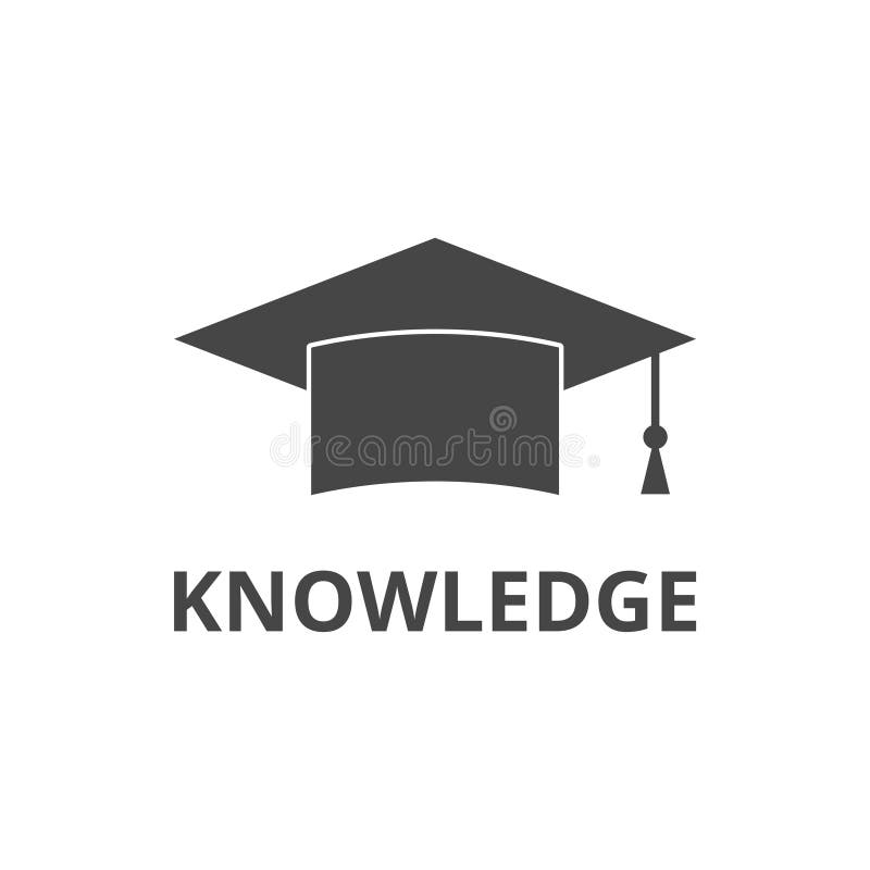 Graduation cap, Knowledge stock vector. Illustration of library - 169360351