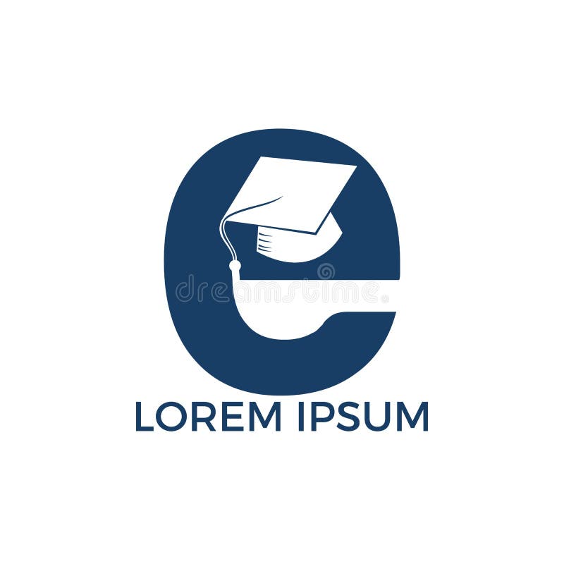 Letter E Education Logo Vector Illustration Template. Stock Vector ...